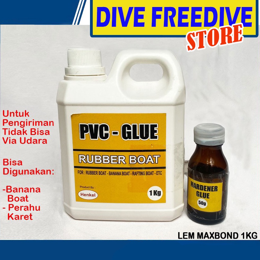 Jual KODE A4F9 Lem Perahu Karet PVC Henkel 1 Kg with Mixture Glue ...