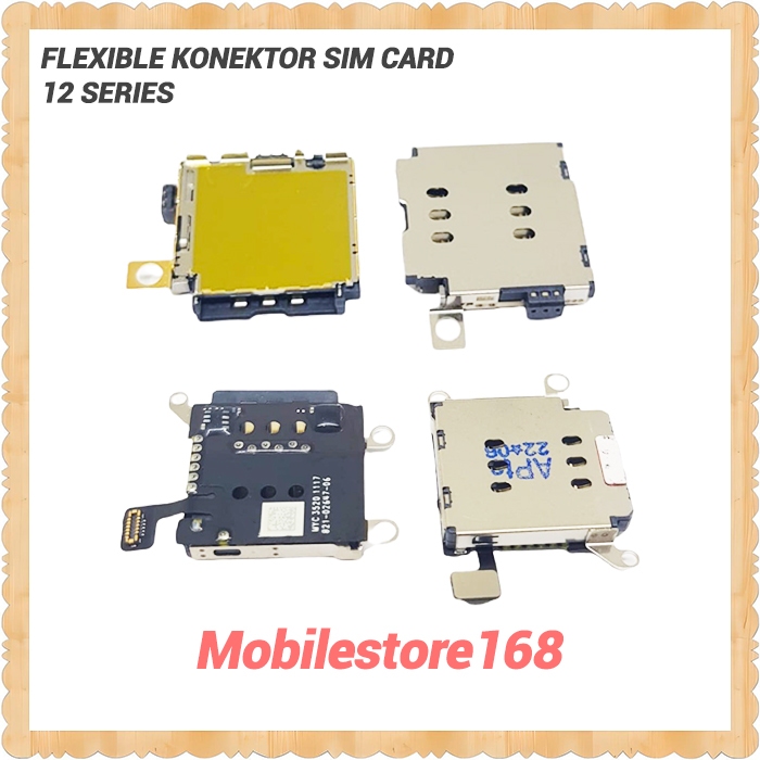 Jual FLEXIBLE KONEKTOR SIM CARD SINGLE SERI 12 | Shopee Indonesia