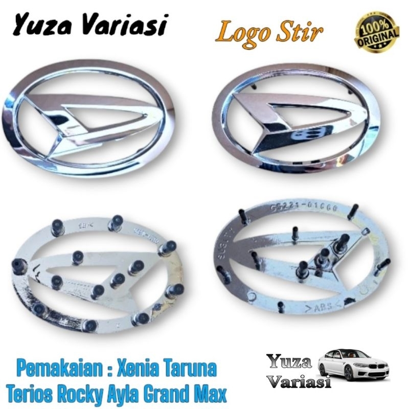 Jual Emblem Logo Stir Daihatsu Original / Logo Emblem Stir Daihatsu ...