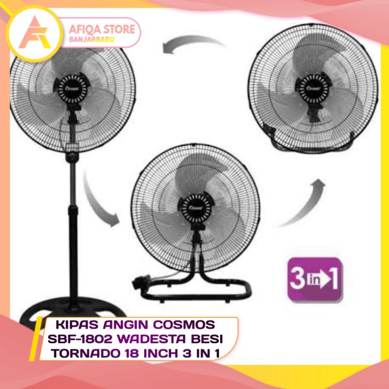 Jual KIPAS ANGIN COSMOS SBF-1802 WADESTA BESI / COSMOS TORNADO 18 INCH ...