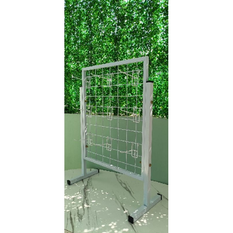 Jual Set Rak standing Ram Display dan Hook / Gantungan aksesoris di ...