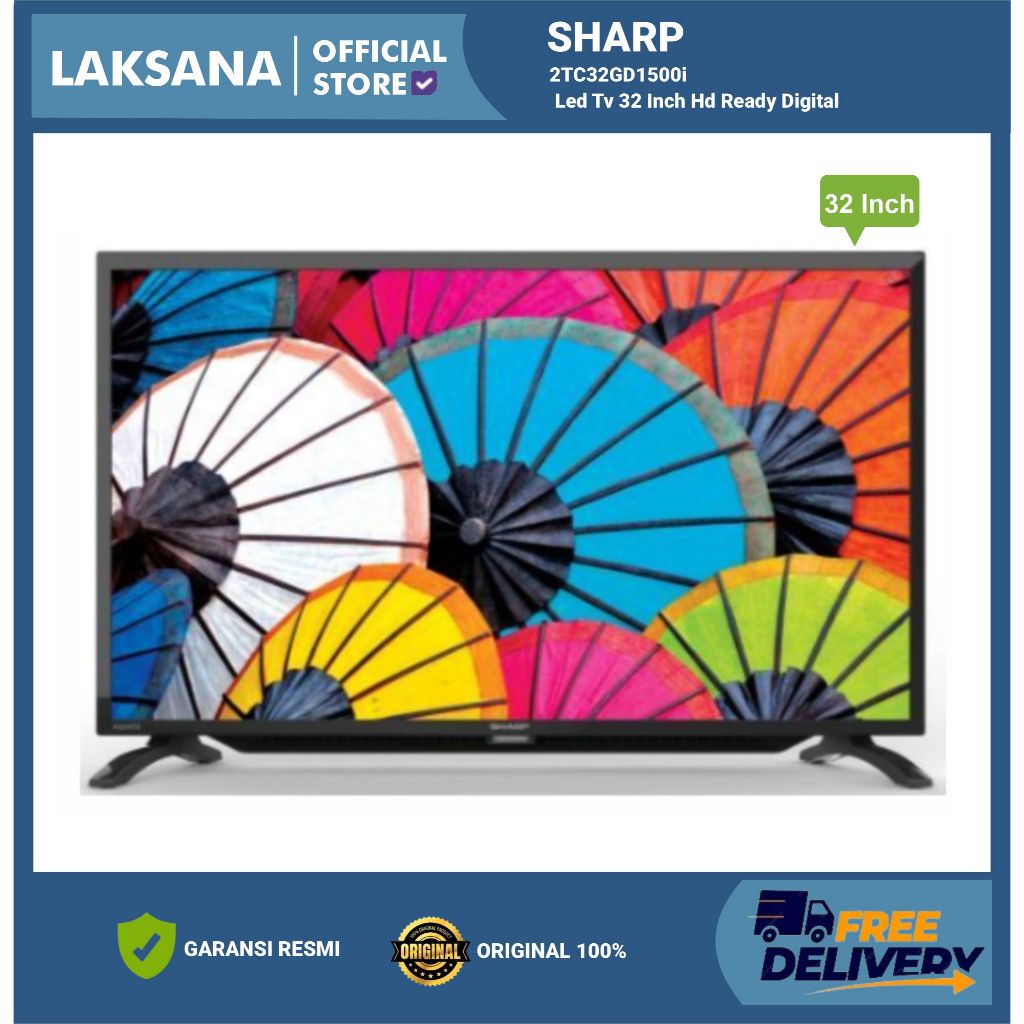 Jual Sharp 2TC32GD1500i Led Tv 32 Inch Hd Ready Digital | Shopee Indonesia