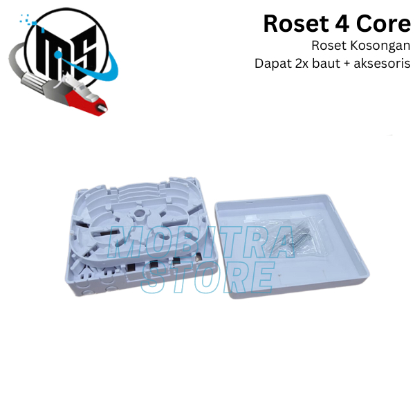 Jual Fiber Optic 4 Core Roset Kosongan|Roset FO 4 Core|FTTH Roset Kecil ...