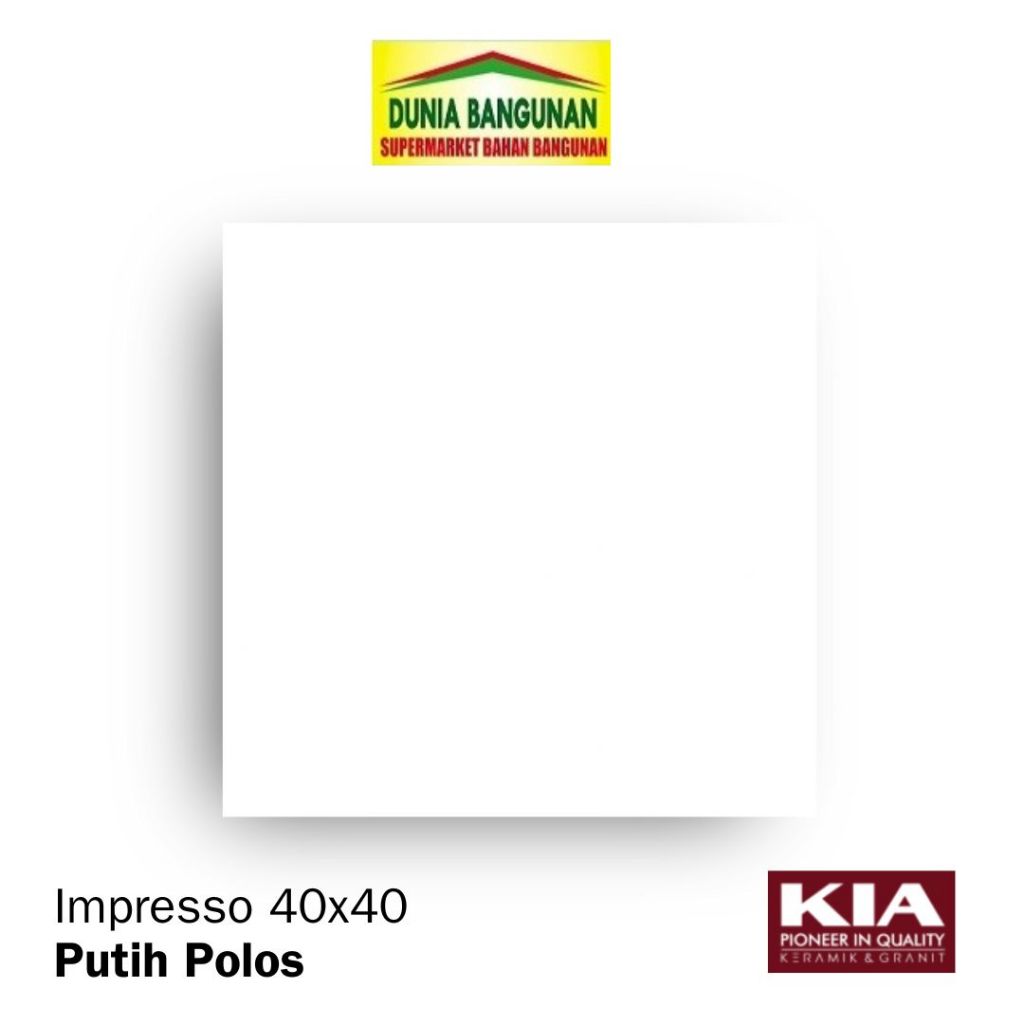 Jual Keramik 40x40 Lantai Putih Impresso Keramik Lantai Glossy ...