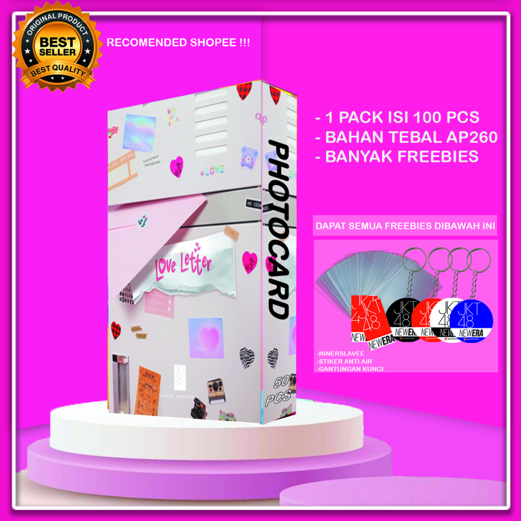 Jual PREMIUM 50 PCS Photocard JKT48 Unofficial / Fanmade edisi LETTER (2 Sisi) | Shopee Indonesia