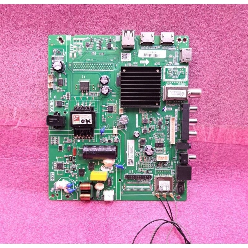 Jual MB-MAINBOARD-MESIN TV POLYTRON PLD 43BAG9953 SMART ANDROID TV ...