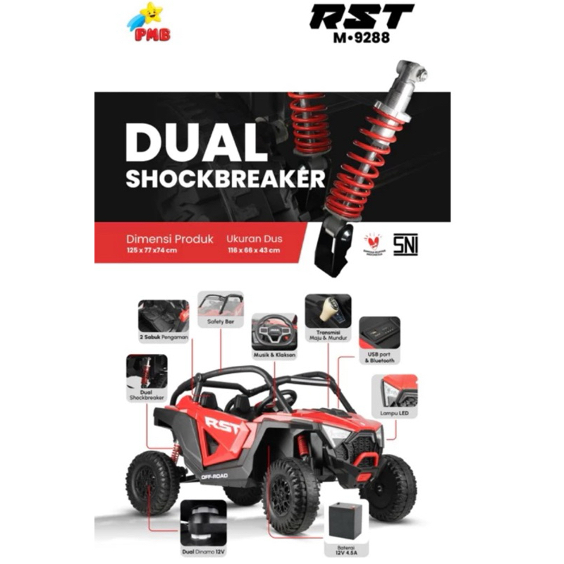 Jual Mobil Aki Anak PMB 9288 RST Off Road | Shopee Indonesia