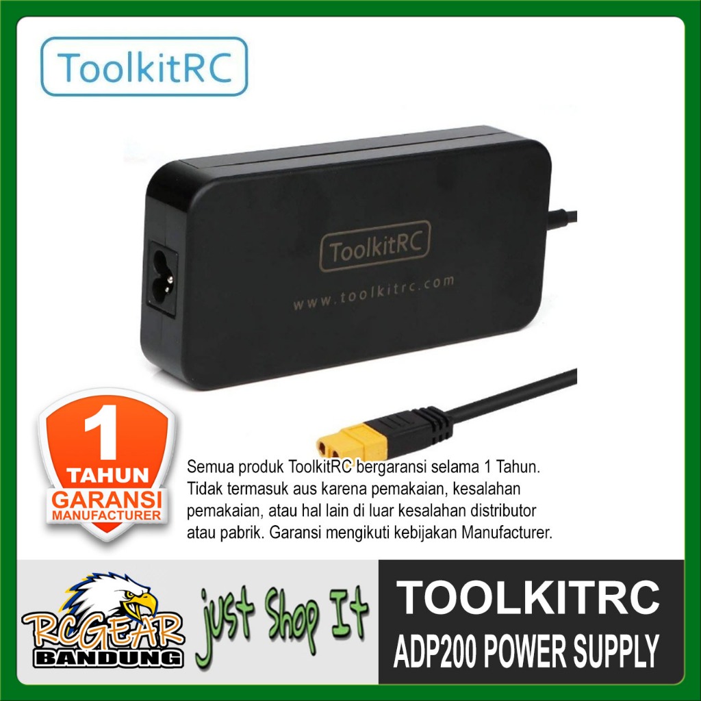 Jual ToolKitRC ADP200 200W Power Supply XT60 Plug for ISDT IMax SkyRC ...