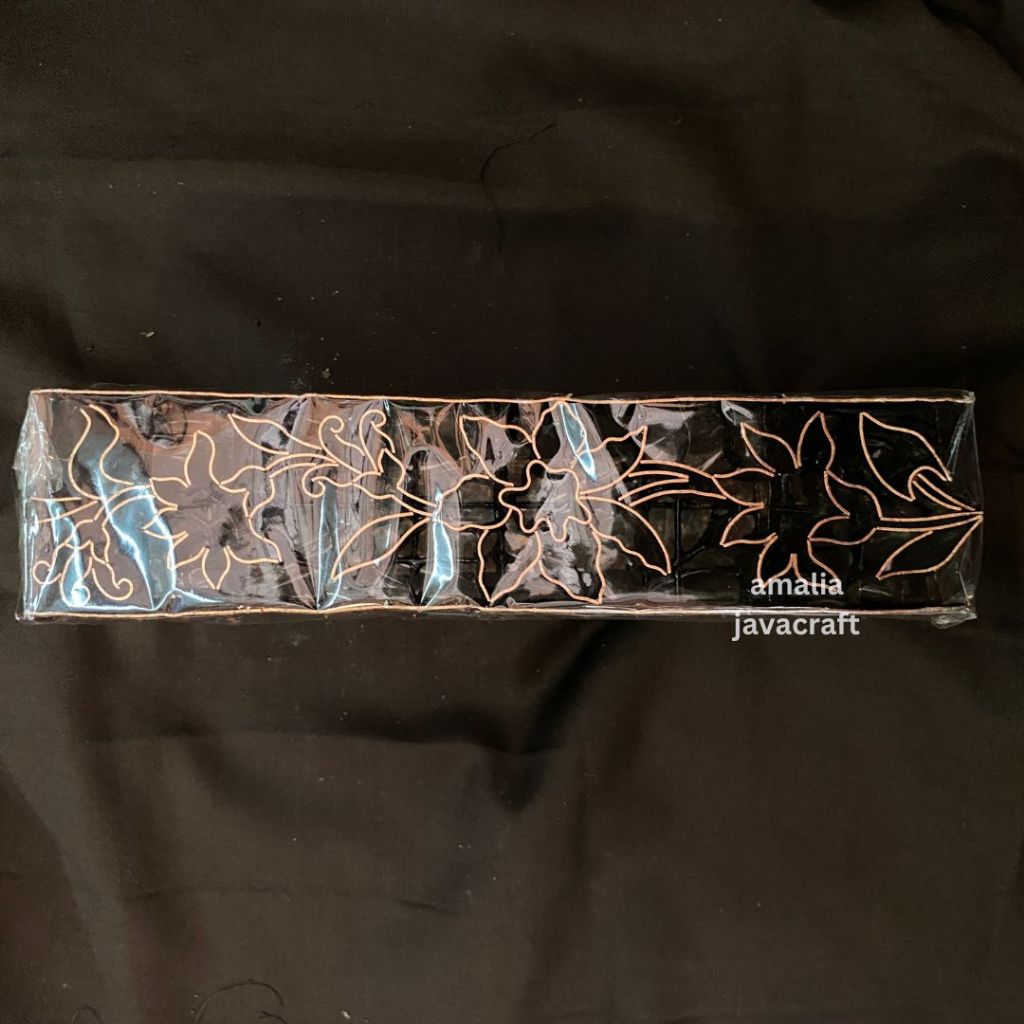 Jual alat cap batik tembaga motif pinggiran bunga 02 canting cap batik ...