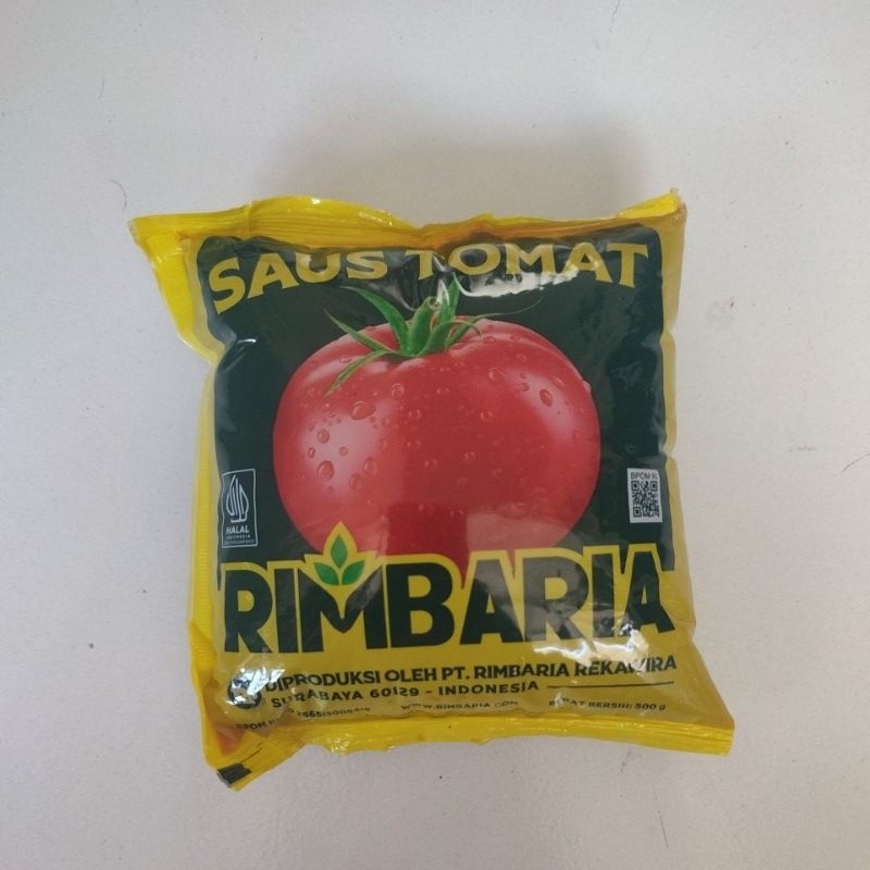 Jual RIMBARIA SAUS TOMAT SACHET 500 mL Exp. Jun 26 *Free Ongkir-Beli ...