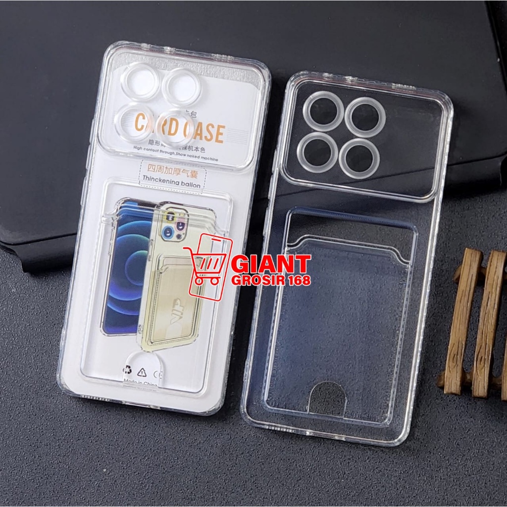 Jual Poco X6 Pro 5G Clear Card Slot Kartu Bening Case Poco X6 Pro 5G ...
