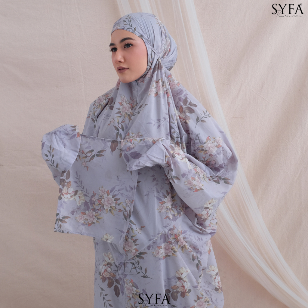 Jual Syfa Rahman - Mukena Mini Traveling Terusan Motif Parasut Korea ...