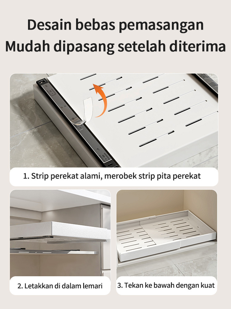 Jual Rak Piring Tarik Rak Laci Piring Rak Piring Untuk Kabinet Rak ...