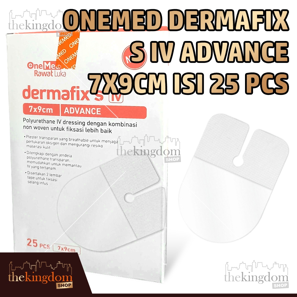 Jual Onemed Dermafix S IV Advance 7x9cm Infusion Catheter Transparent ...