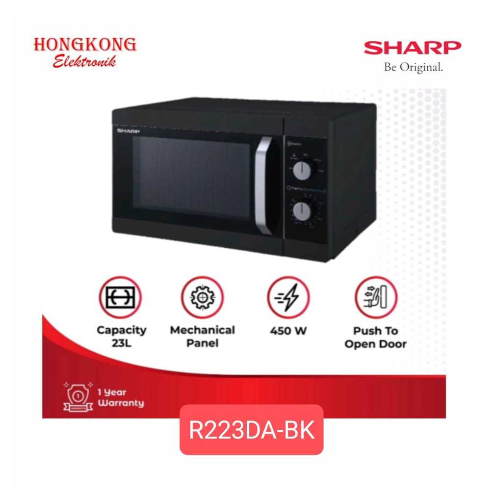 Jual MICROWAVE SHARP 23 LITER R-223DA-BK | Shopee Indonesia