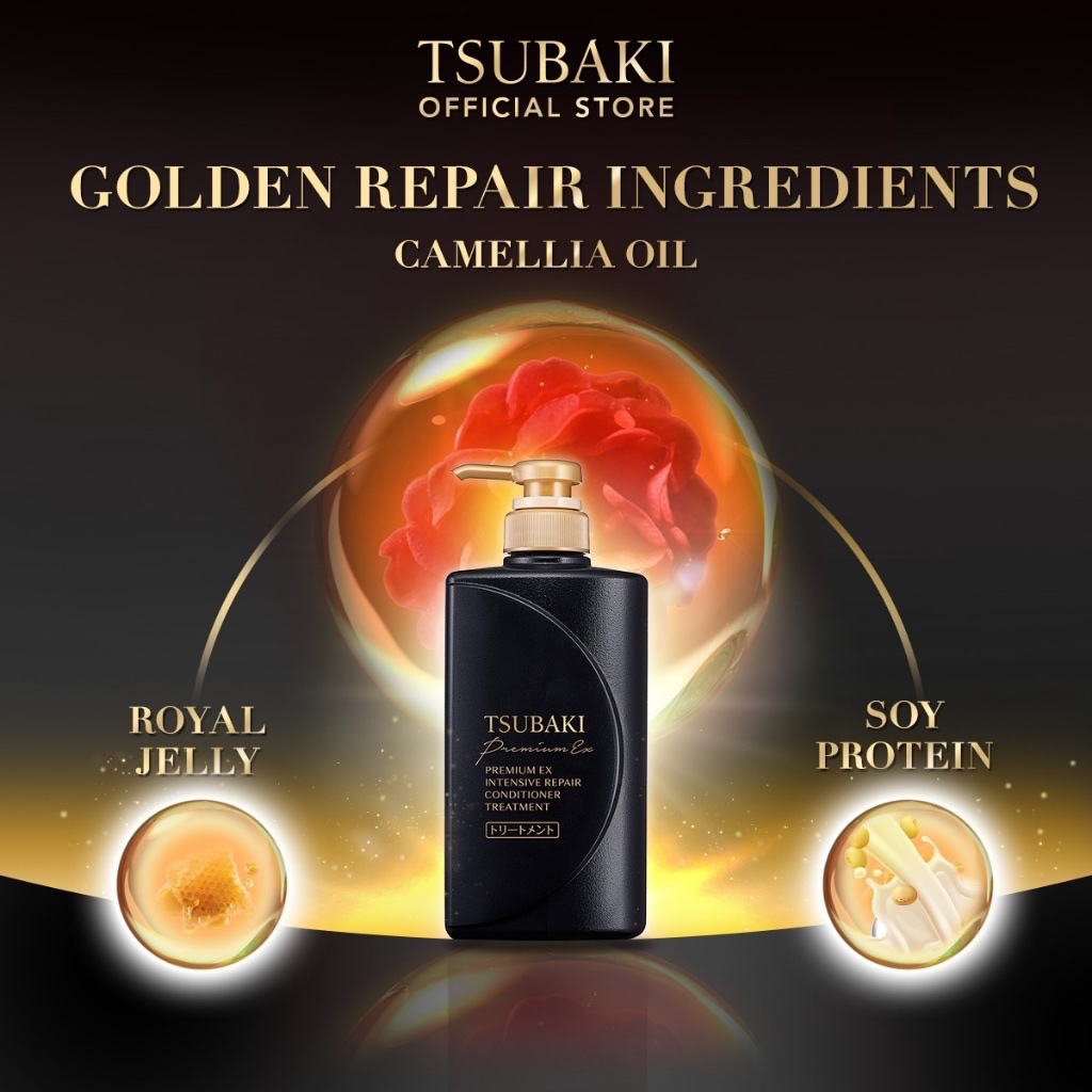 Jual Tsubaki Premium Ex Intensive Repair Shampoo 490 ml | Shopee Indonesia
