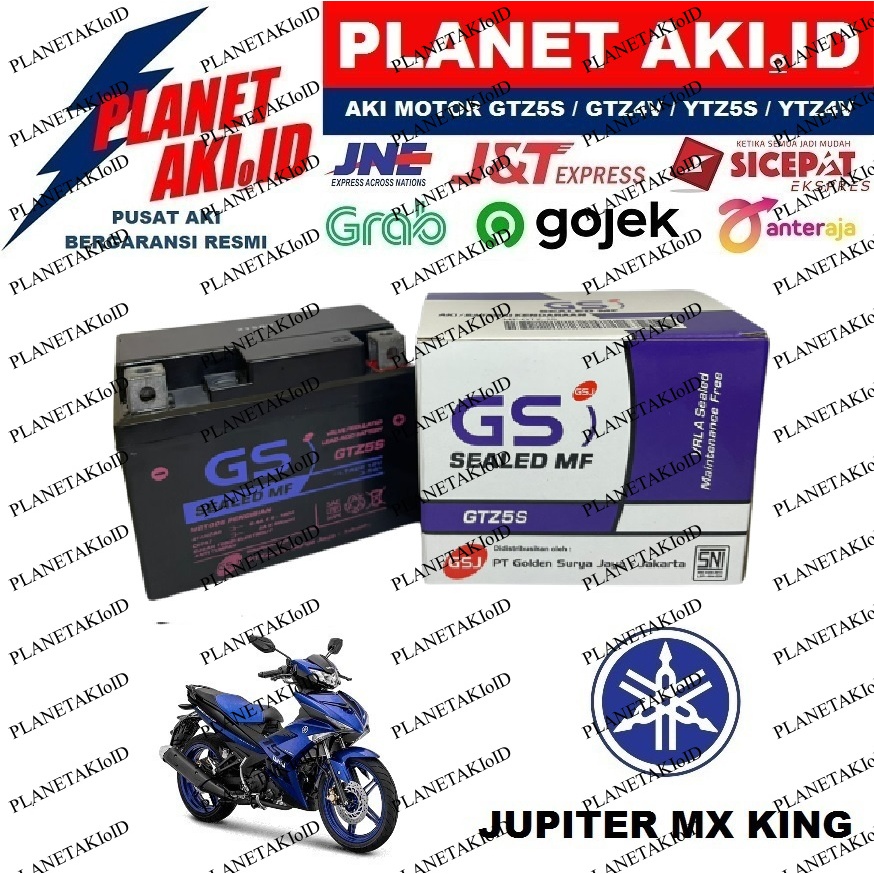 Jual Aki Motor Jupiter MX King Aki Kering Accu Kering MF GTZ5S | Shopee Indonesia