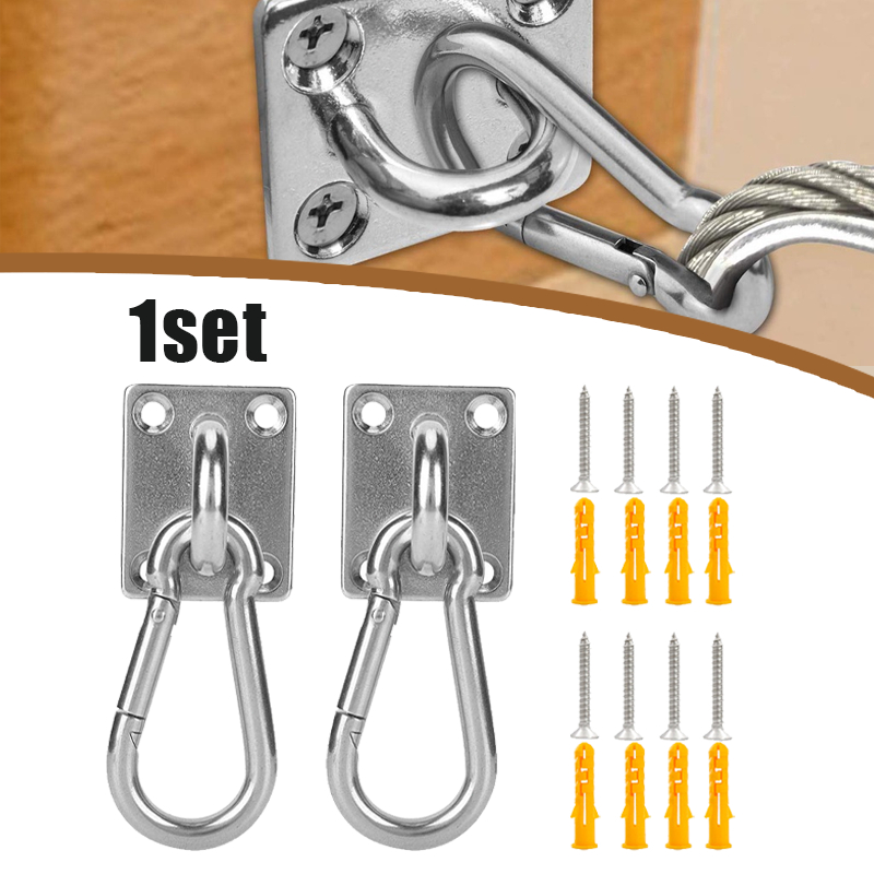 Jual 2 Set Hook Gantungan Hammock Dinding Stainless Steel Pengait ...
