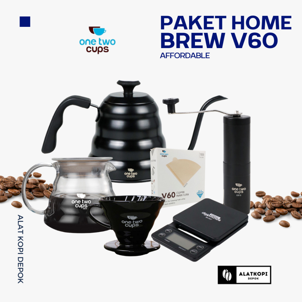 Jual Paket Alat Kopi Manual Home Brew (V60, Timbangan, Paper Filter ...