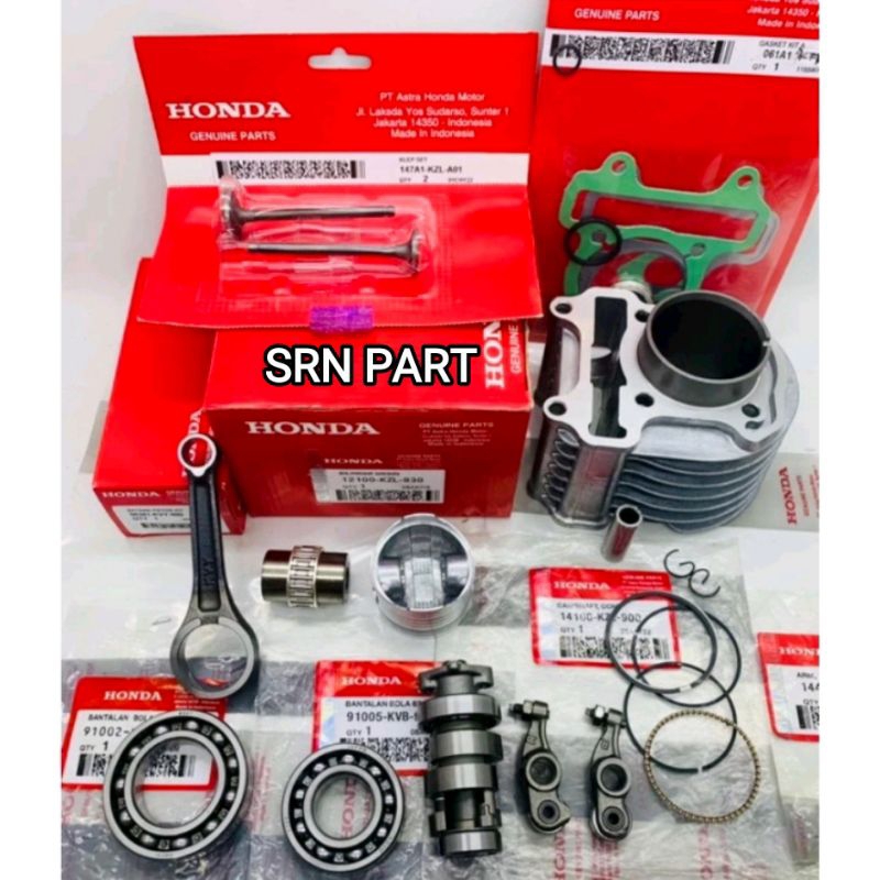 Jual Paket Blok Seher Komplit 7,Aitem Honda Beat fi Starter Kasar Kode Part (KZL) | Shopee Indonesia