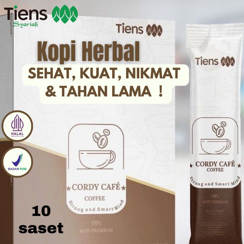 Jual CORDY CAFE Kopi Herbal Penambah Stamina Pria Original 10 SACHET ...