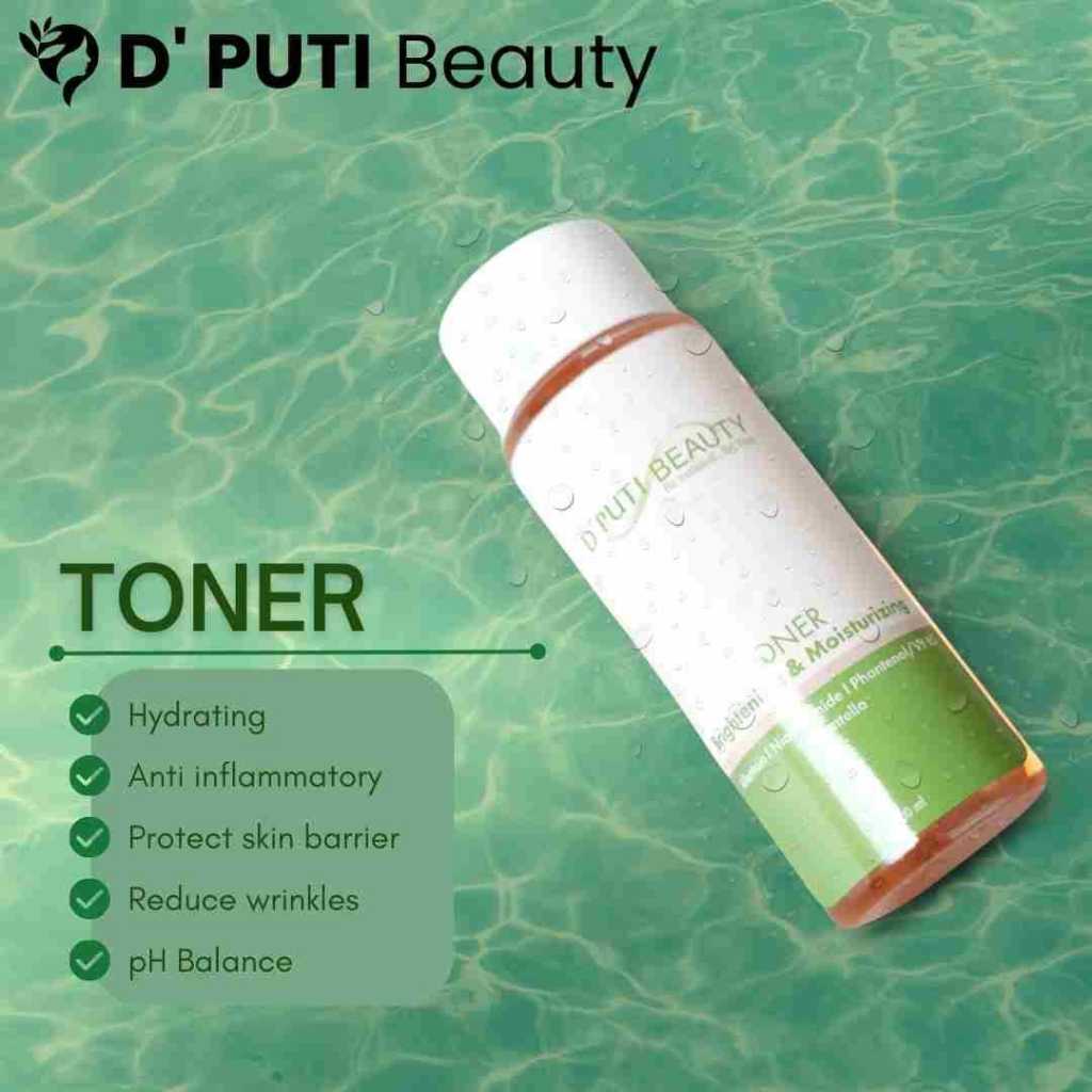 Jual SKINCARE D' PUTI BEAUTY TONER BRIGHTENING MOISTURIZING UNTUK SEMUA ...
