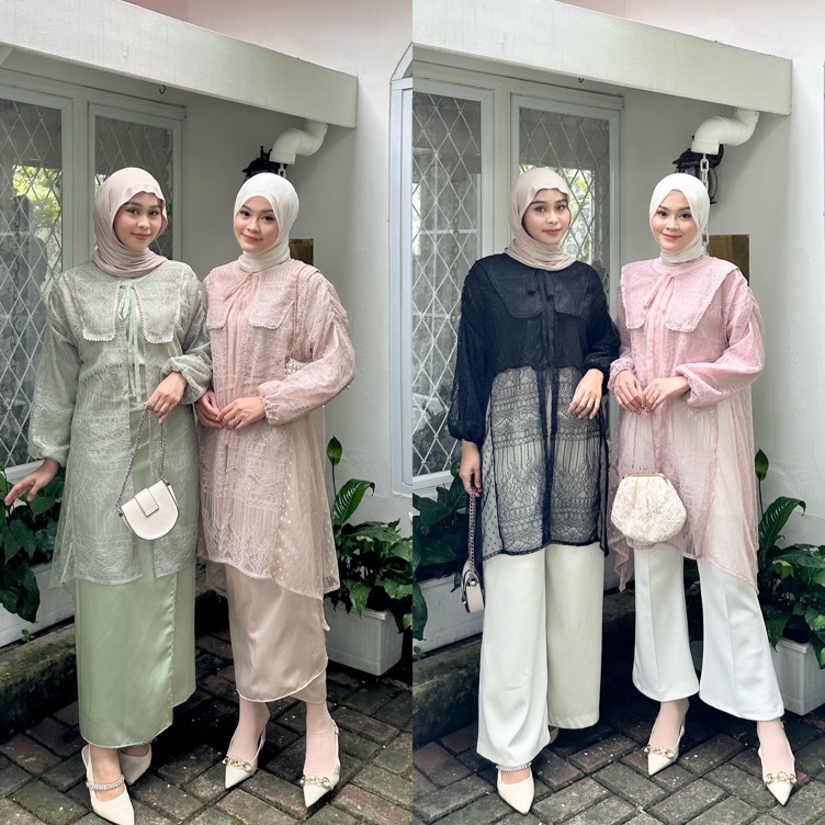 Jual Rekomendasi NAOMI OUTER TUNIC BRUKAT OUTFIT WISUDA BAJU WISUDA ...