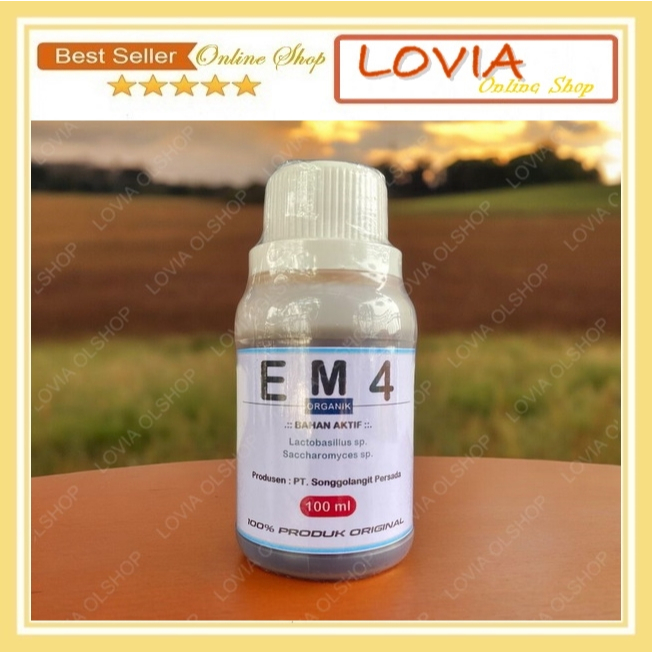 Jual Repack 100 ml EM4 ORGANIK Bakteri Efektif Pengurai Tinja dan ...