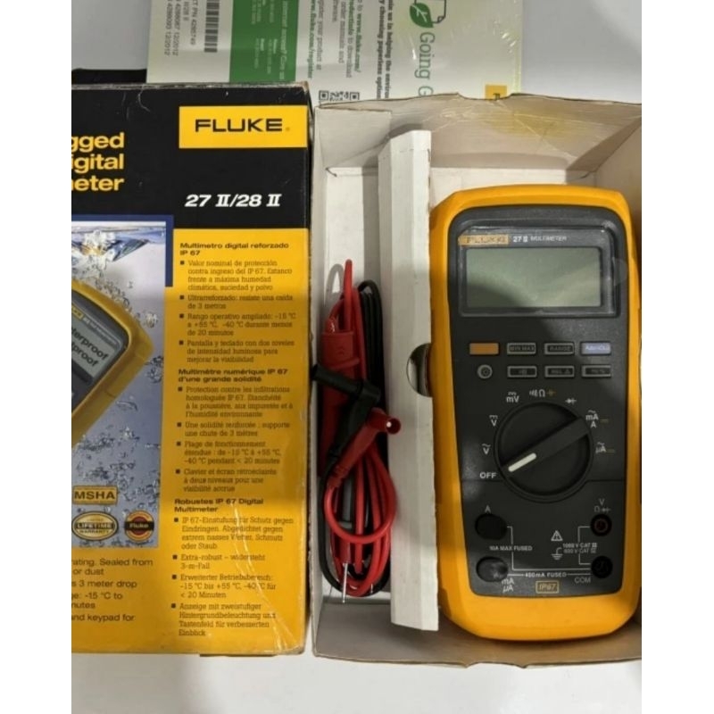 Jual Fluke 27 II Rugged Digital Multimeter | Shopee Indonesia