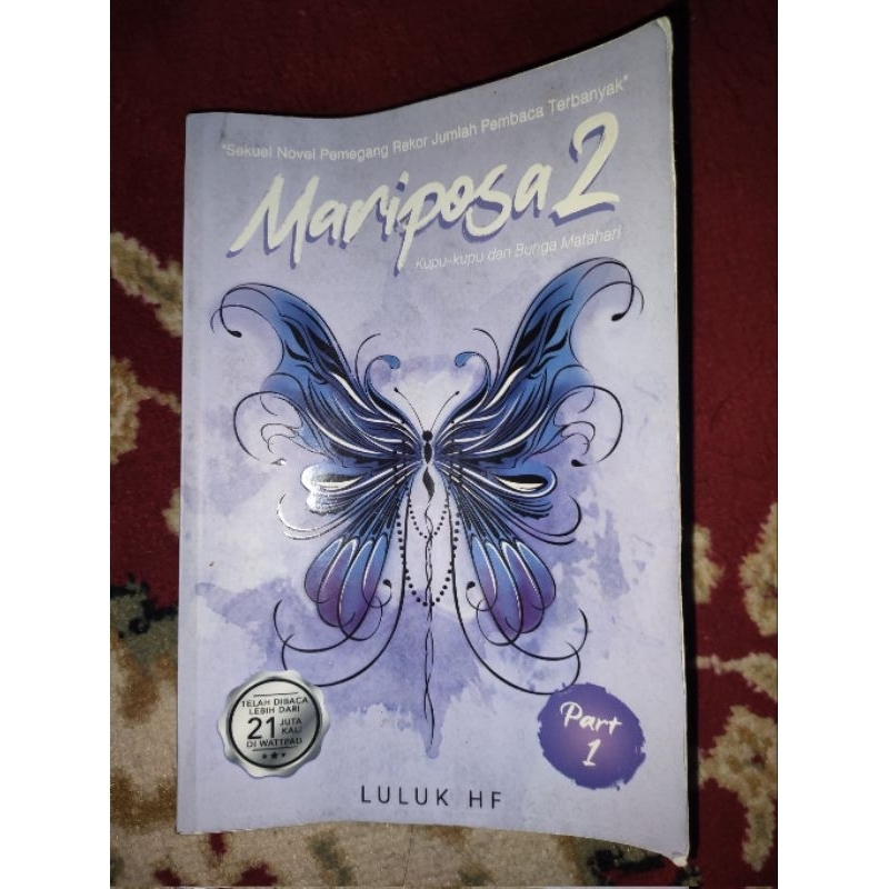 Jual novel Mariposa 2 part1 ( bekas ori Gramedia) | Shopee Indonesia