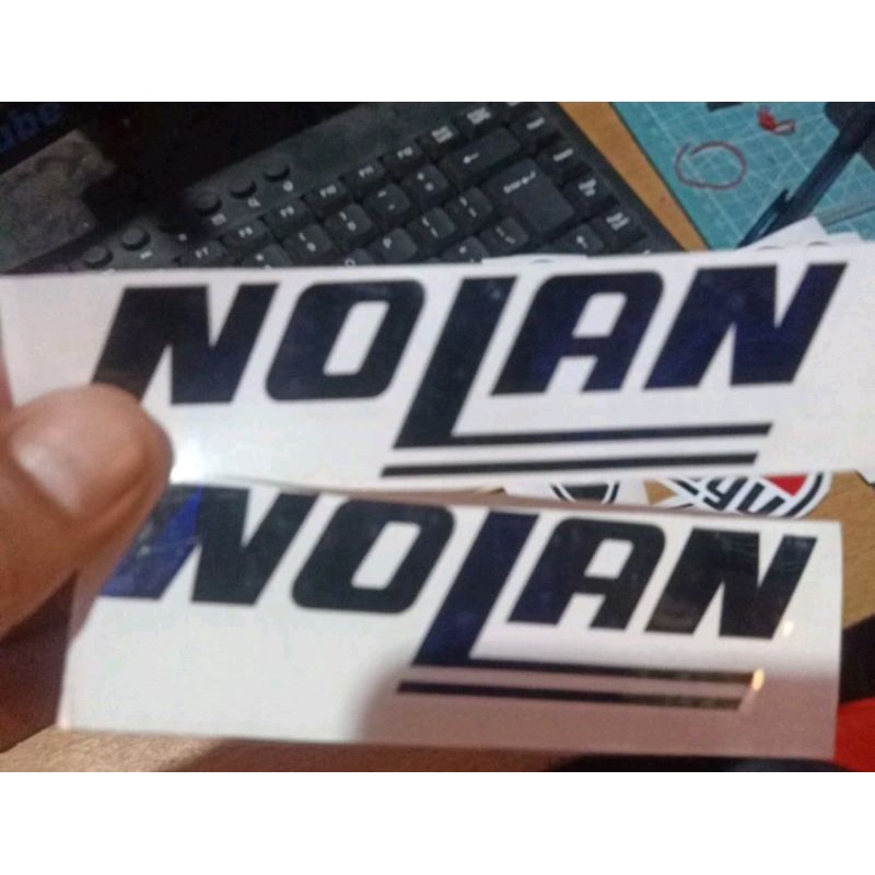 Jual sticker murah STICKER NOLAN Sticker bandung | Shopee Indonesia