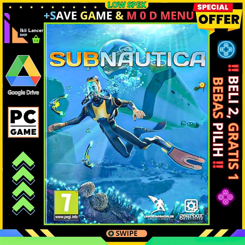 Jual Subnautica - PC LAPTOP GAMES - CARA INSTALL MUDAH! | Shopee Indonesia
