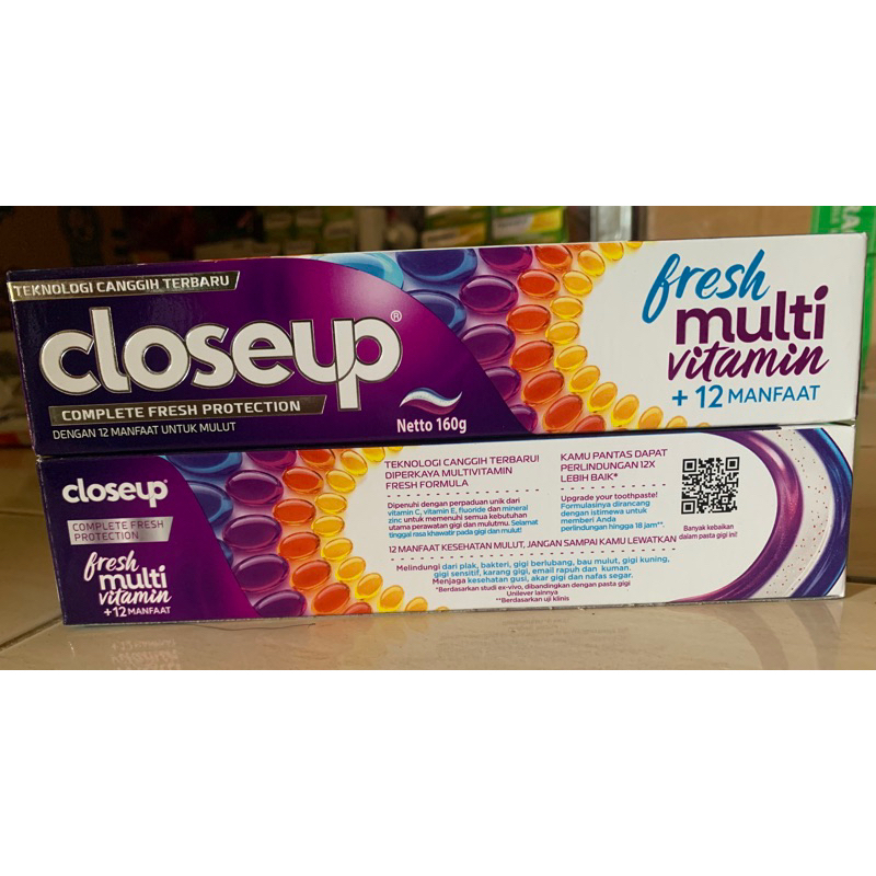 Jual Closeup Pasta Gigi Fresh Multivitamin Complete Fresh Protection ...