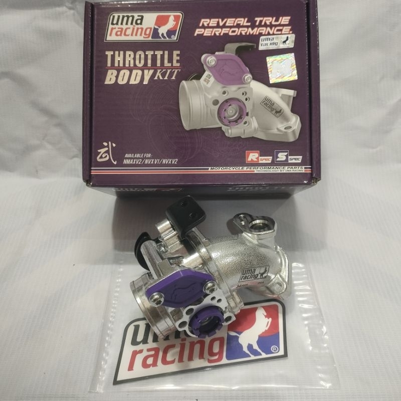 Jual Throttle Body TB Uma Racing New Nmax Aerox V2 32 mm dan 34mm ...