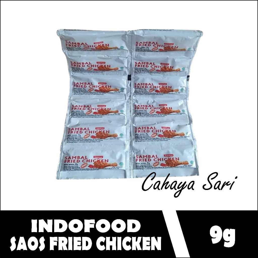 Jual indofood Sambal Fried Chicken Sachet 8 g (isi 24 pcs) | Shopee ...