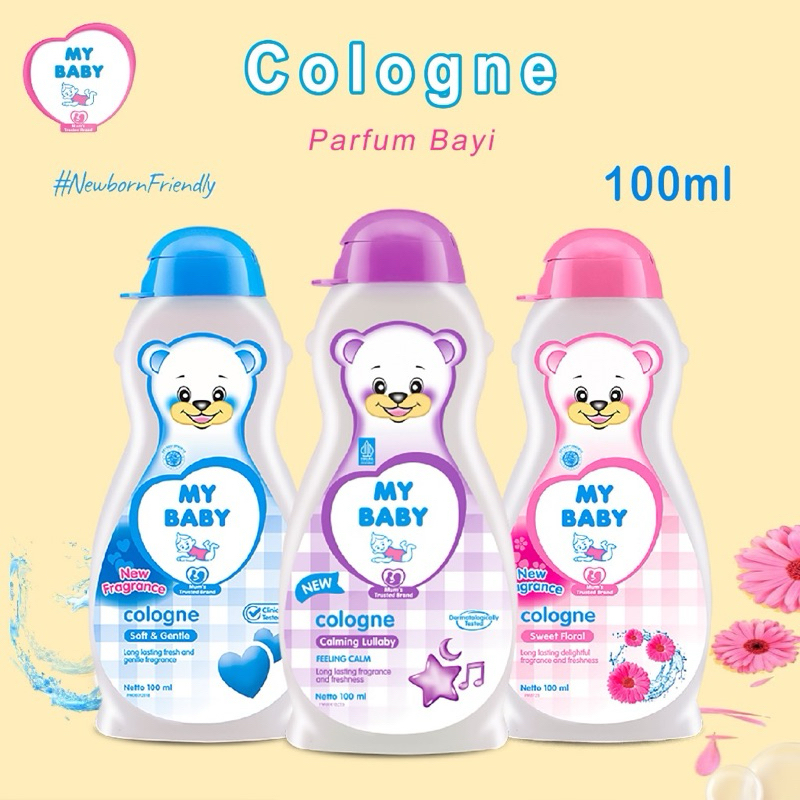 Jual My Baby Cologne 100ml - My Baby Cologne Soft Gentle & Sweet Floral ...