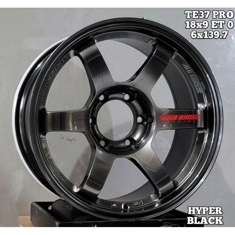 Jual velg racing mobil ring 18 TE37 PROGRESSIVE velg mobil racing r18 velg mobil racing pajero ...