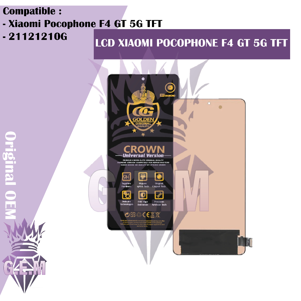 Jual LCD POCOPHONE F4 GT 5G TOUCHSCREEN FULLSET TFT ORIGINAL | Shopee ...