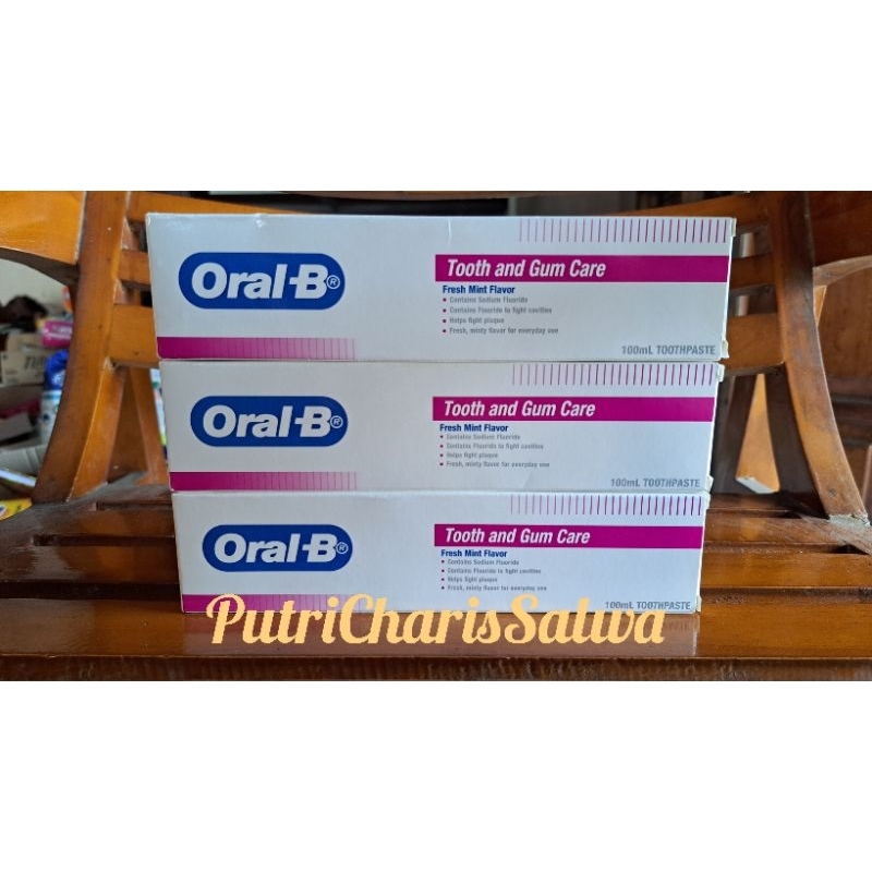 Jual Pasta Gigi Oral-B Tooth and Gum Care 100ml Exp.2027 | Shopee Indonesia