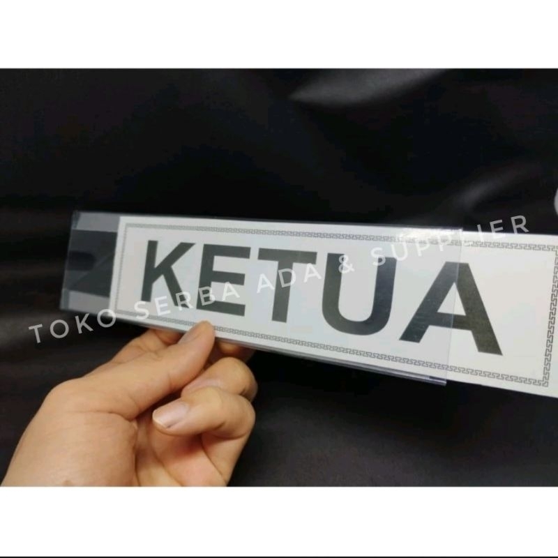 Jual PAPAN NAMA PINTU / PAPAN NAMA DIDINDING / SIGN NAMA RUANGAN / ROOM ...