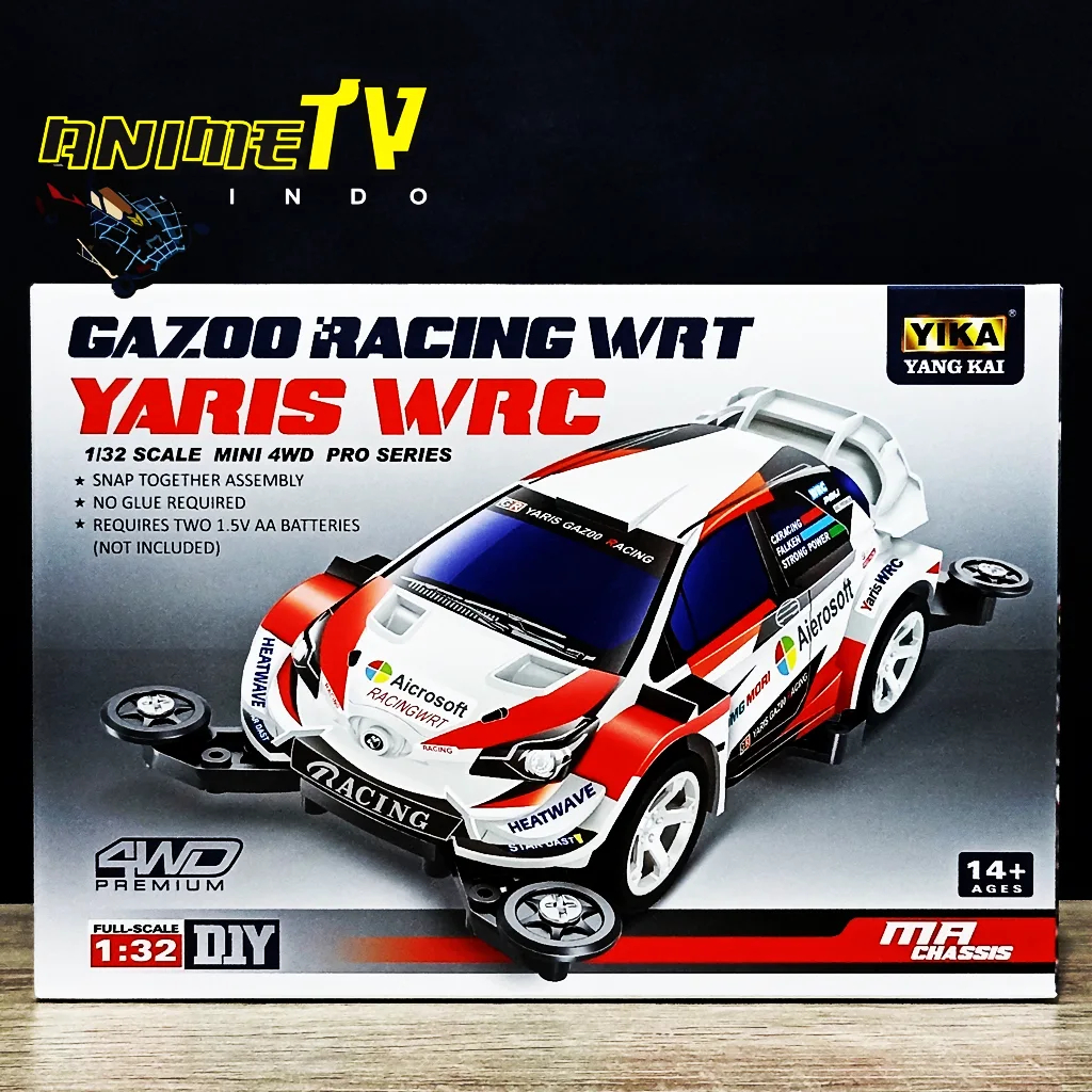 Jual Rep Tamiya Mini 4wd Yaris WRC Gazoo Racing WRT Merk YIKA MA Chassis Suspension | Shopee ...