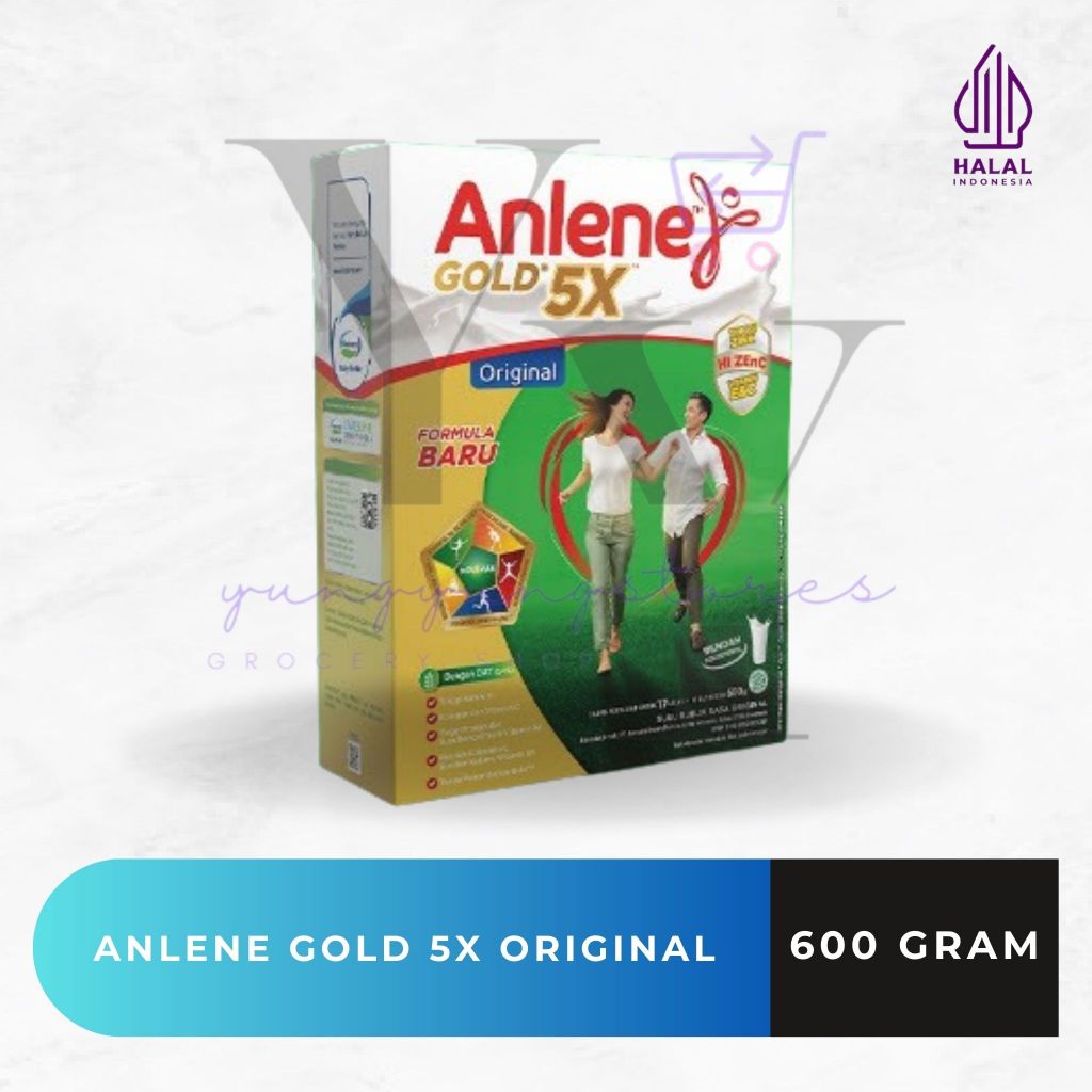Jual Anlene Gold 5X Original Susu Bubuk Dewasa 600 gram | Shopee Indonesia