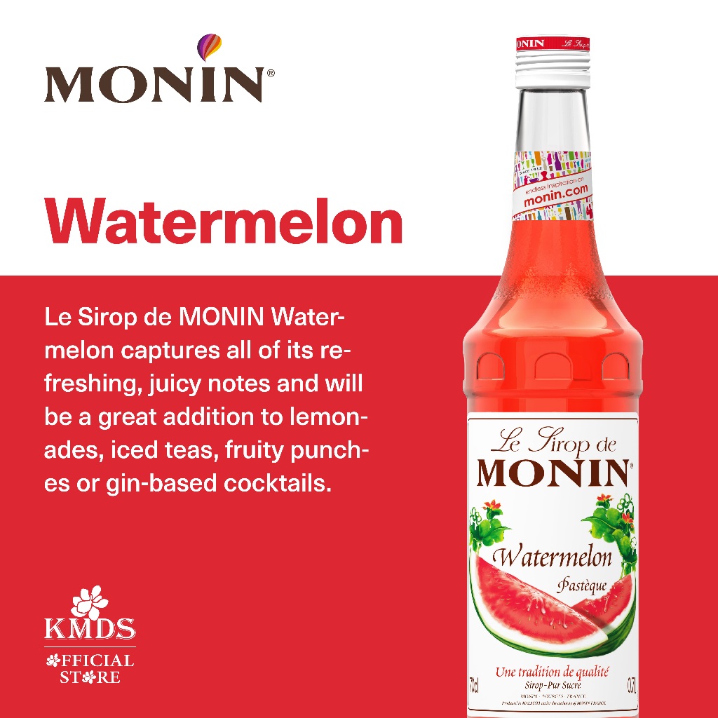 Jual MONIN Watermelon syrup 70 CL 700 ML | Shopee Indonesia