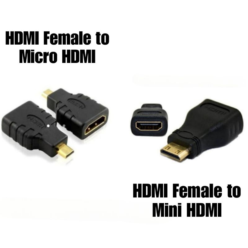 Jual Konektor HDMI Female to Mini / Micro HDMI - Converter HDMI Female to Mini / Micro HDMI ...