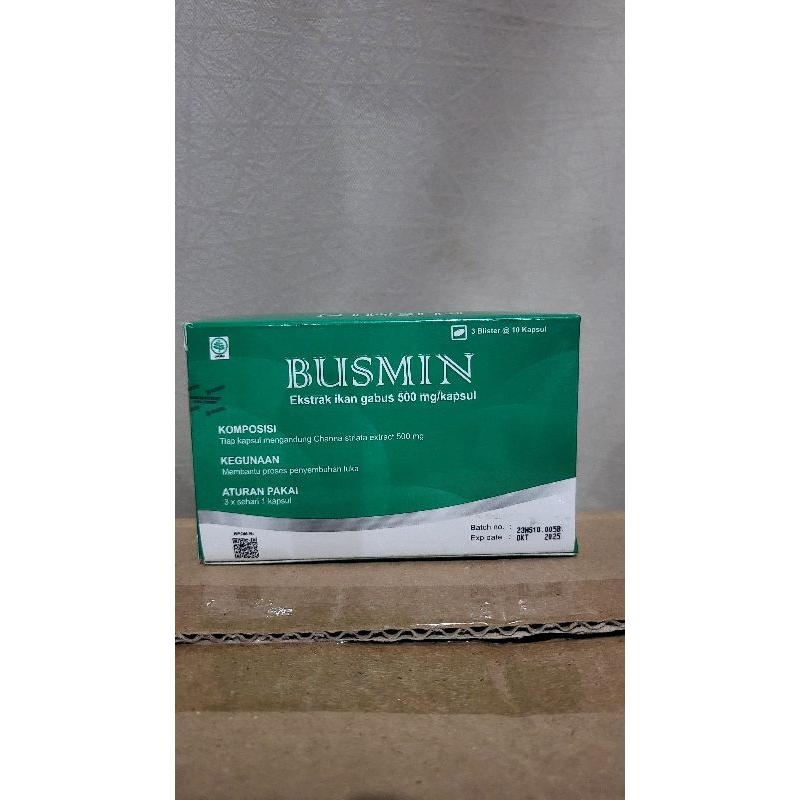 Jual asli busmin ekstrak ikan gabus mempercepat bekas operasi dan asi ...