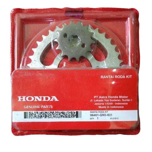Jual GN5 / GBG Gear Set Rantai Roda Kit (Drive Chain Kit) – Honda Grand & Legenda | Shopee Indonesia