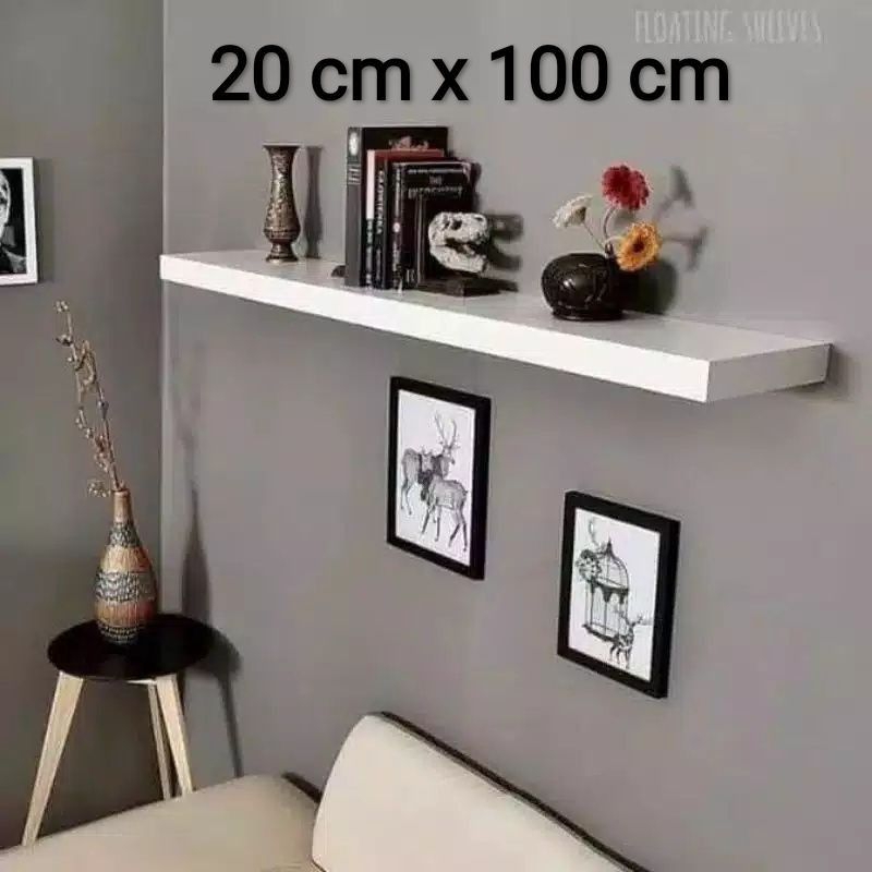 Jual Rak Ambalan Dinding Rak tv Rak Buku Tempel Dinding Papan Ambalan ...