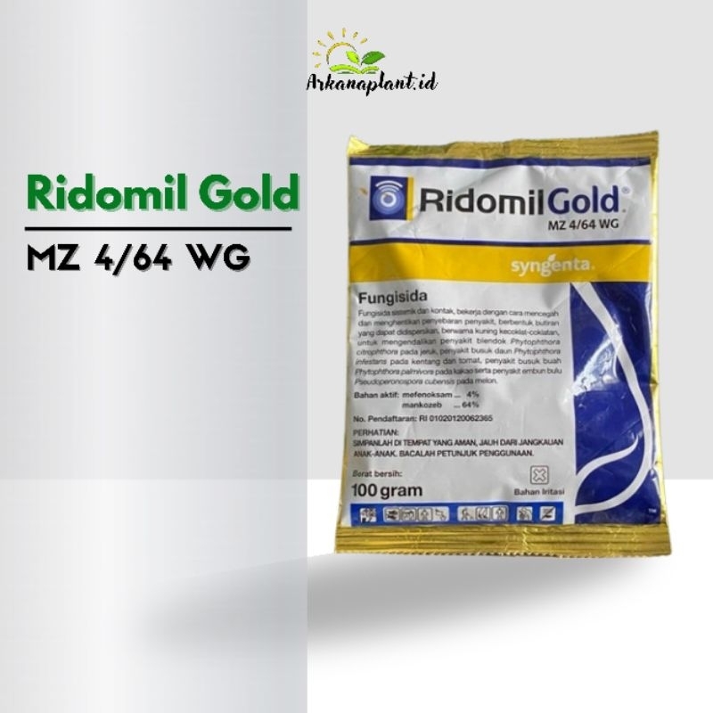 Jual RIDOMIL GOLD MZ 4 / 64 WG Kemasan 100gram, Fungisida | Shopee ...
