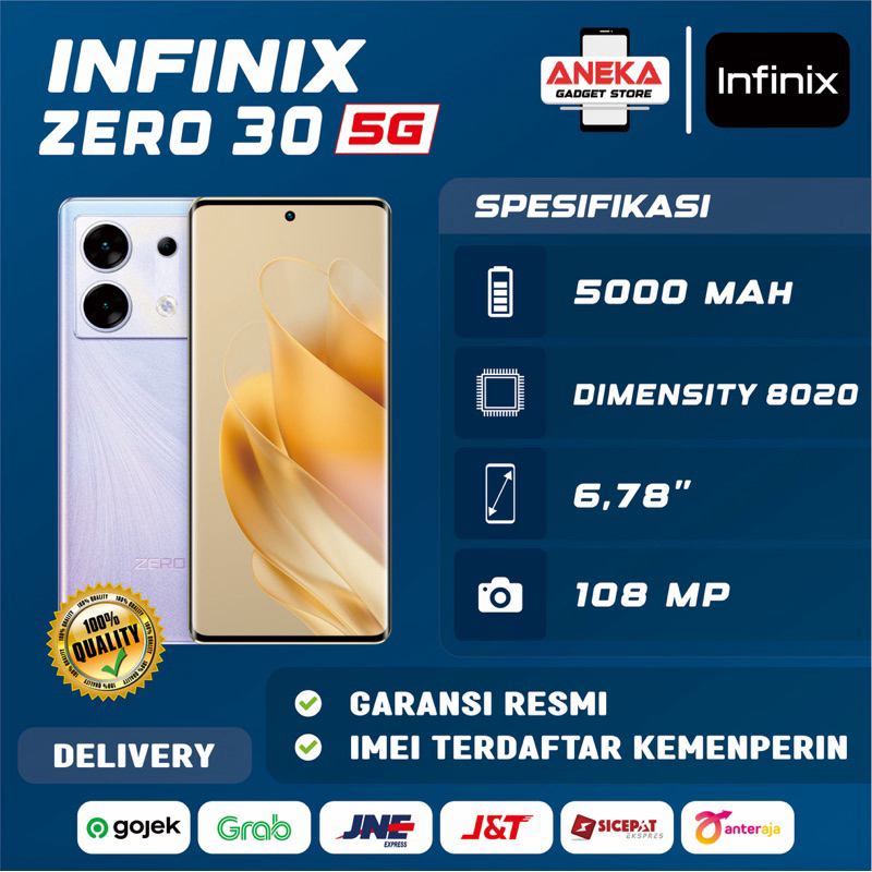 Jual Infinix Zero 30 5G 12GB/256GB Garansi Resmi Infinix | Shopee Indonesia