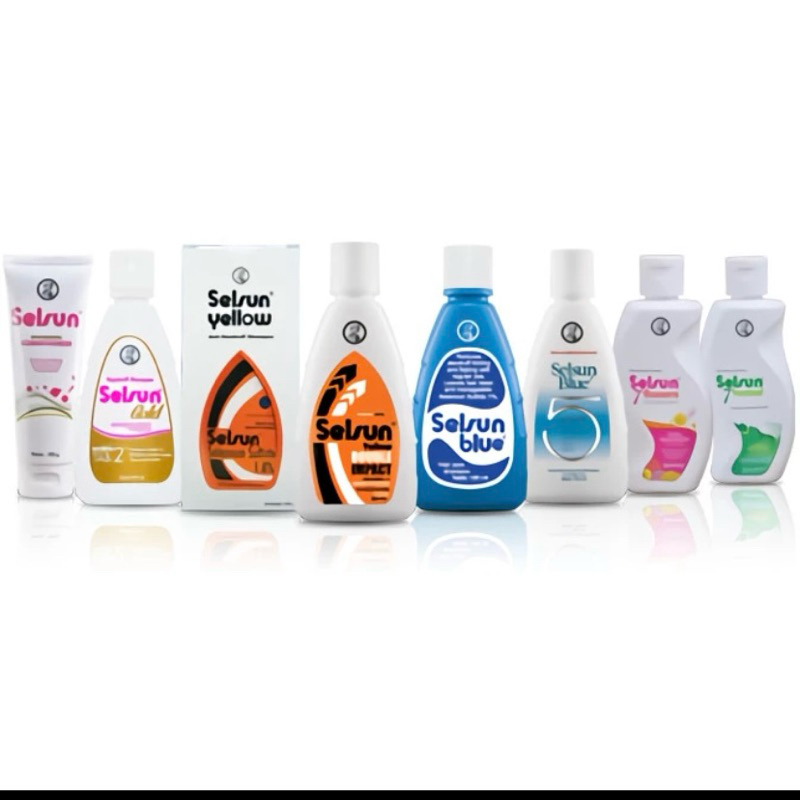 Jual SELSUN BLUE Yellow Double impact shampoo 50ml 120ml 200ml | Shopee ...